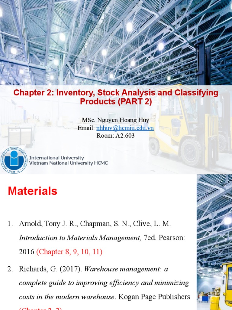 Chapter 2 - Inventory, Stock Analysis and Classifying Products - Part 2 ...