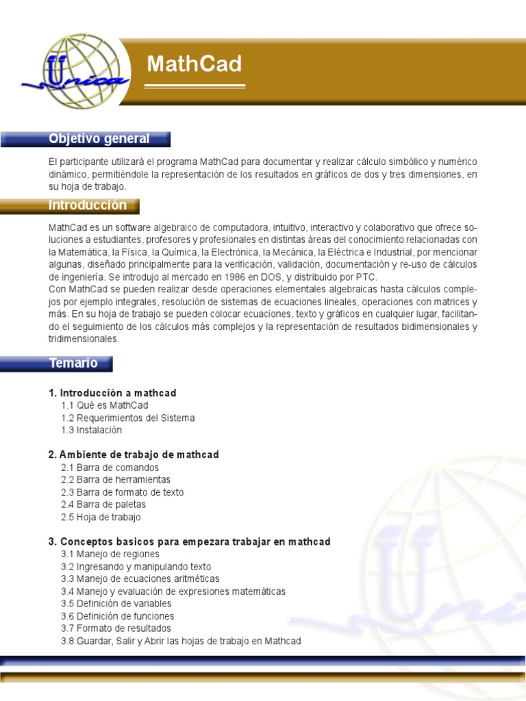 Mathcad | PDF | Matriz (Matemáticas) | Álgebra lineal