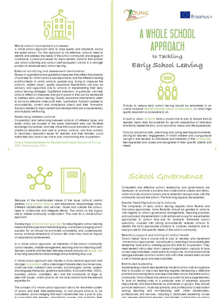 Developing a Whole-School Approach: A Framework for Tackling Early ...