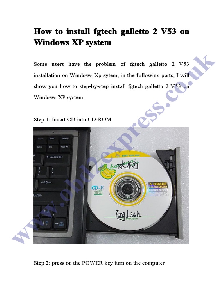 How To Install Fgtech 2 v53 On Windows XP System | Download Free PDF | Booting | Bios