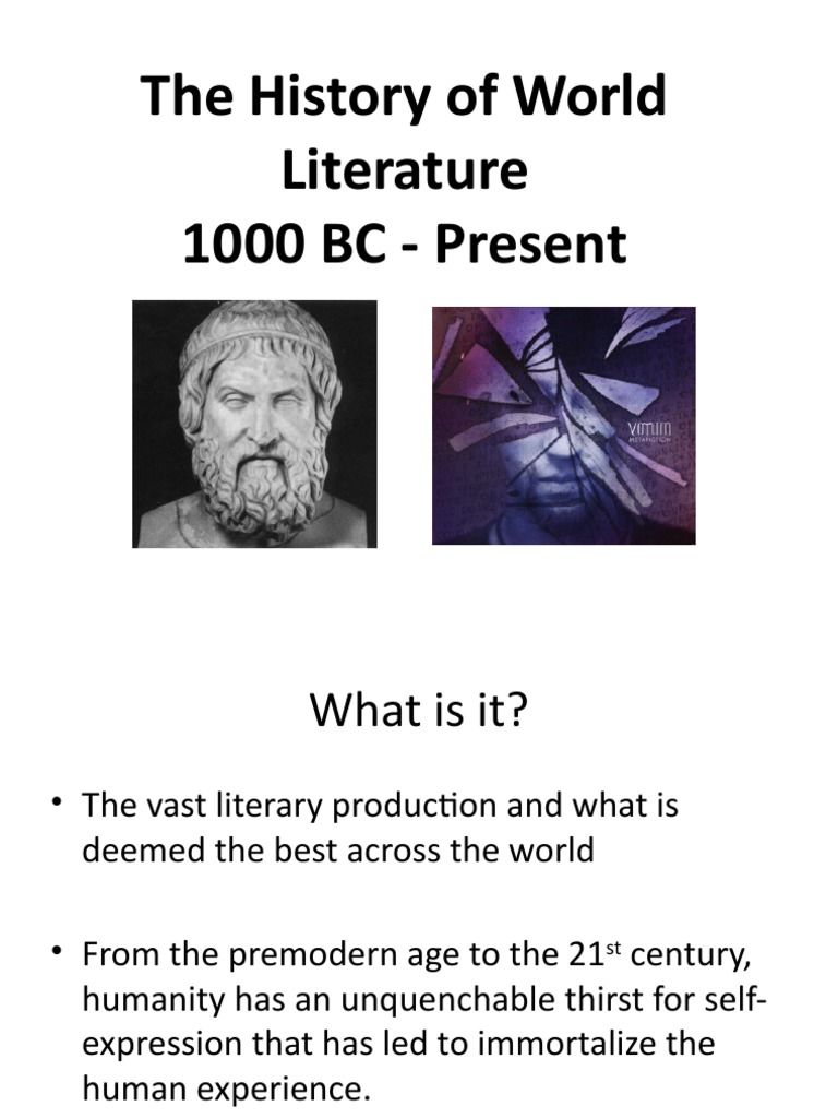 Timeline of World Literature History | PDF | Beat Generation | Romanticism