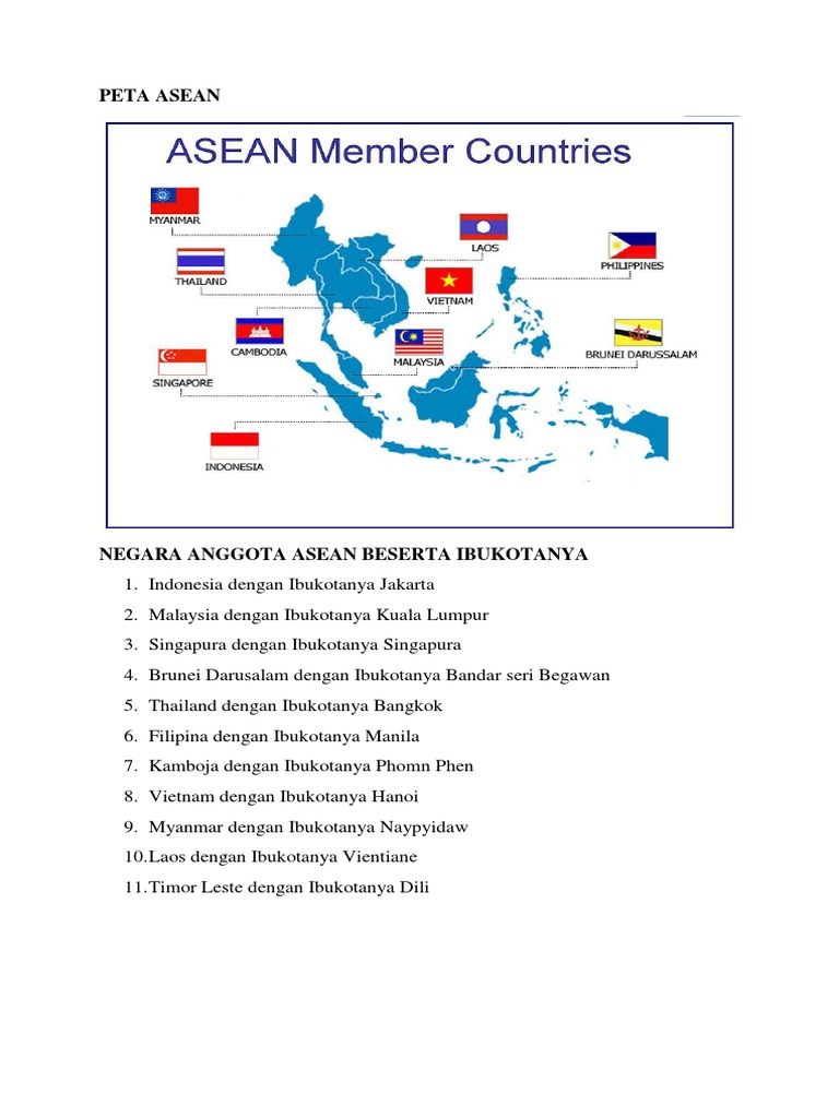 Peta Asean | PDF