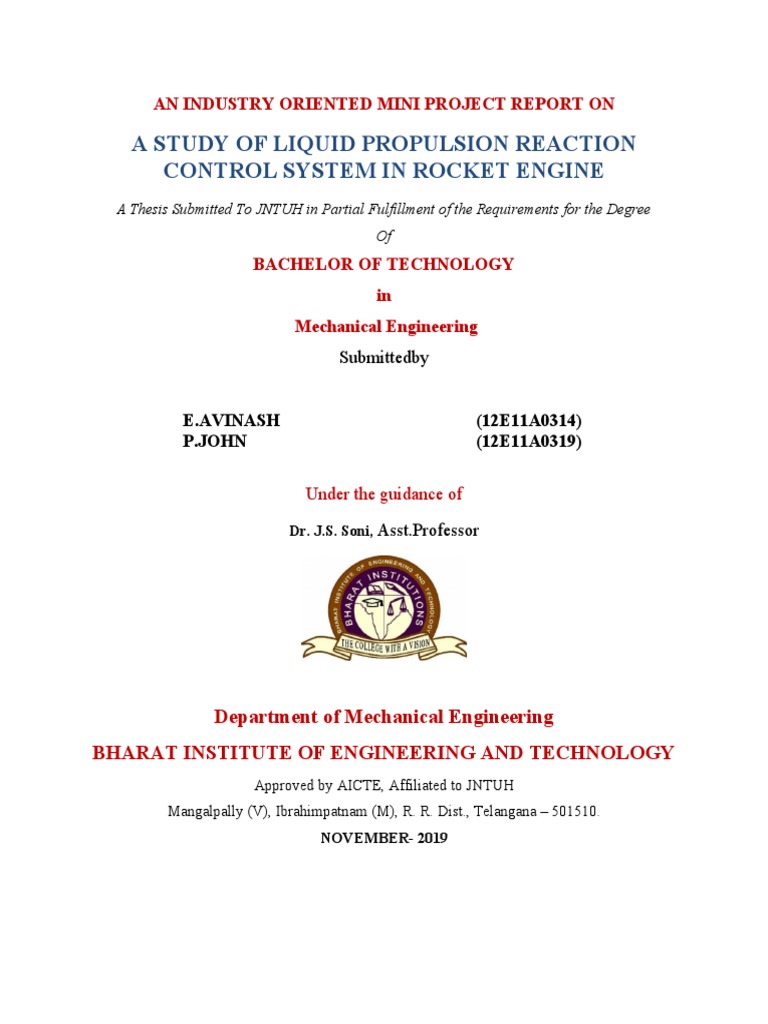 BIET-B.Tech Mini Project Front Page Template | PDF | Academia ...