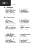 Filipino Construction Terminology Guide | PDF | Framing (Construction ...