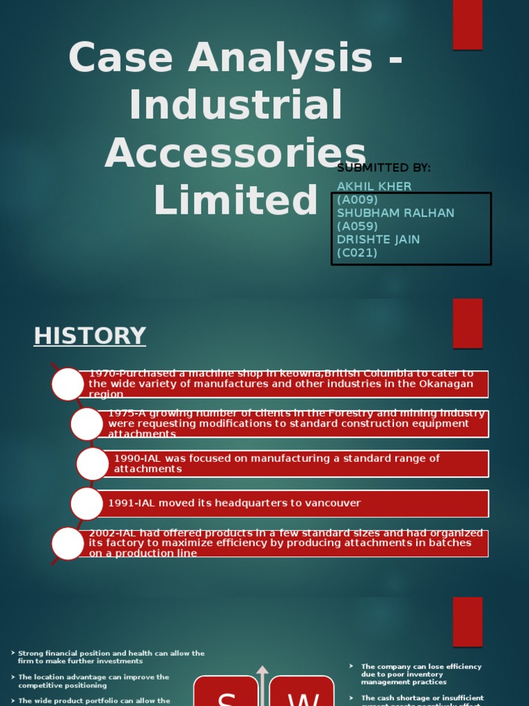 Industrial Accessories Limited Case Study | PDF | Debt | Valuation ...