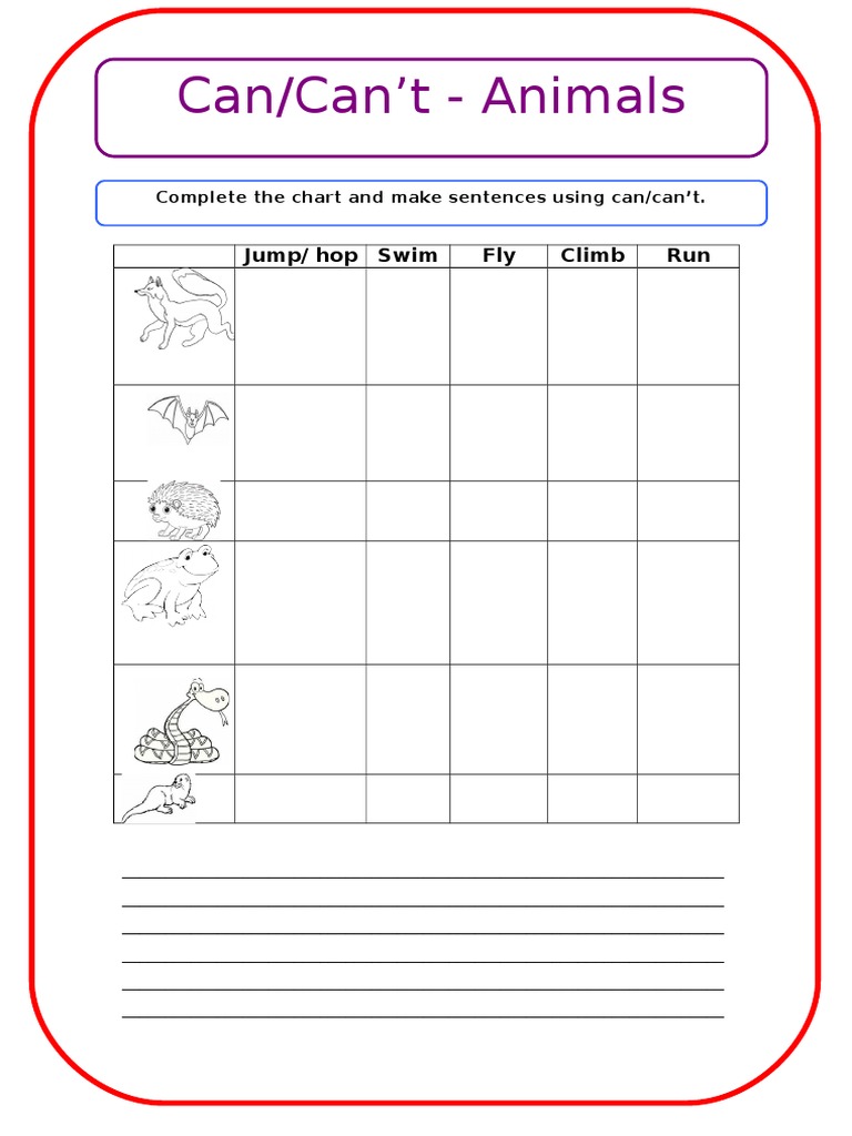 Can Cant Animals | PDF