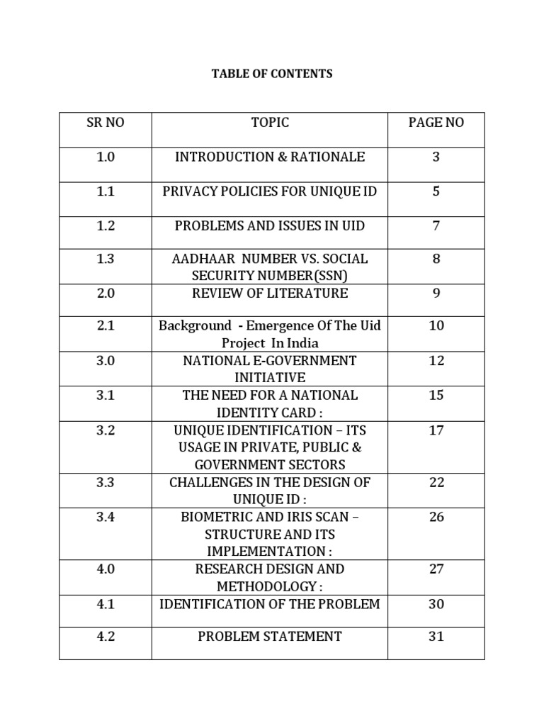 Uid Project | Download Free PDF | Social Security Number | Identity ...