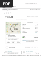 Uber Bill | PDF | Invoice | Payments