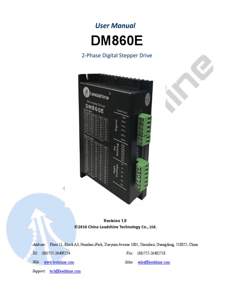 DM 860 e | PDF | Electric Motor | Power Supply