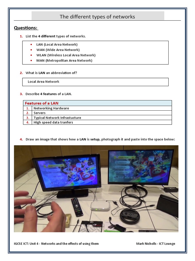 Types of Computer Networks Explained | PDF | Wireless Lan | Local Area ...