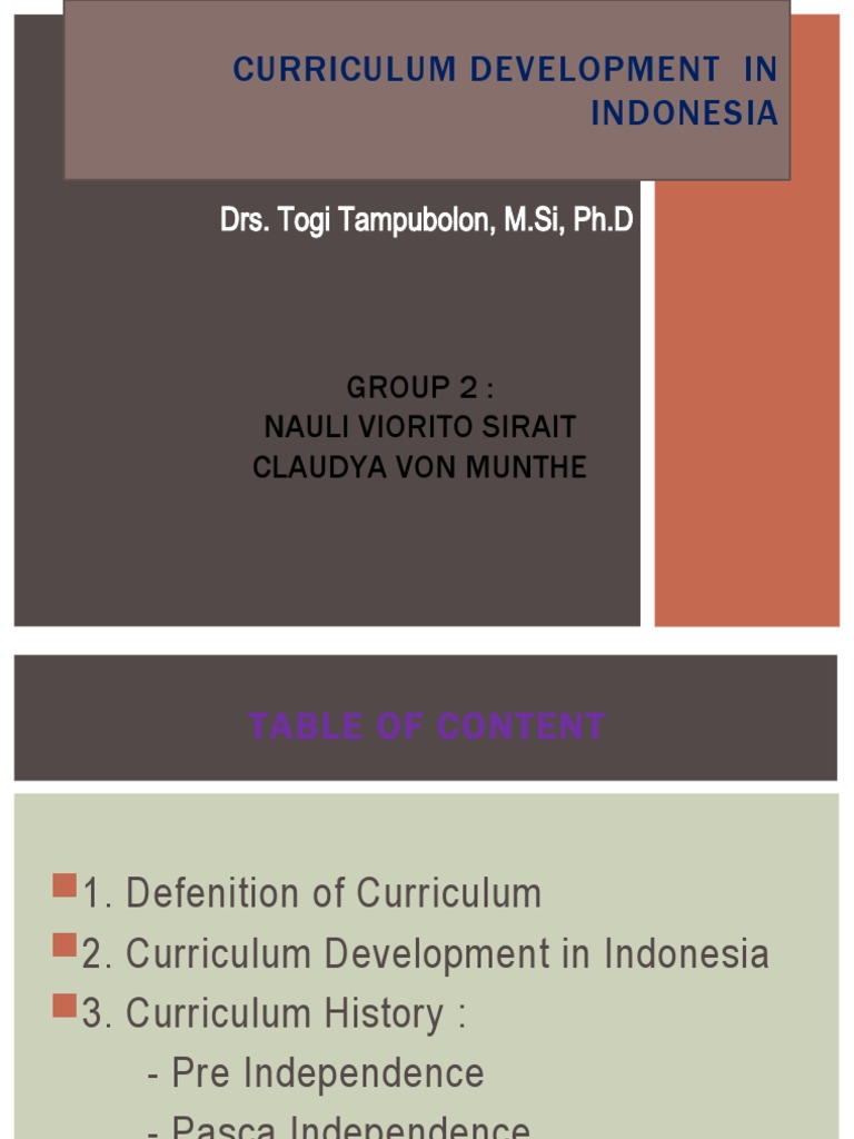 Curriculum Analysis | PDF | Curriculum | Indonesia