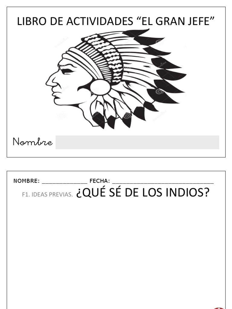 Hojas De Trabajo Sobre Los Nativos Americanos, Segundo Grado Breve