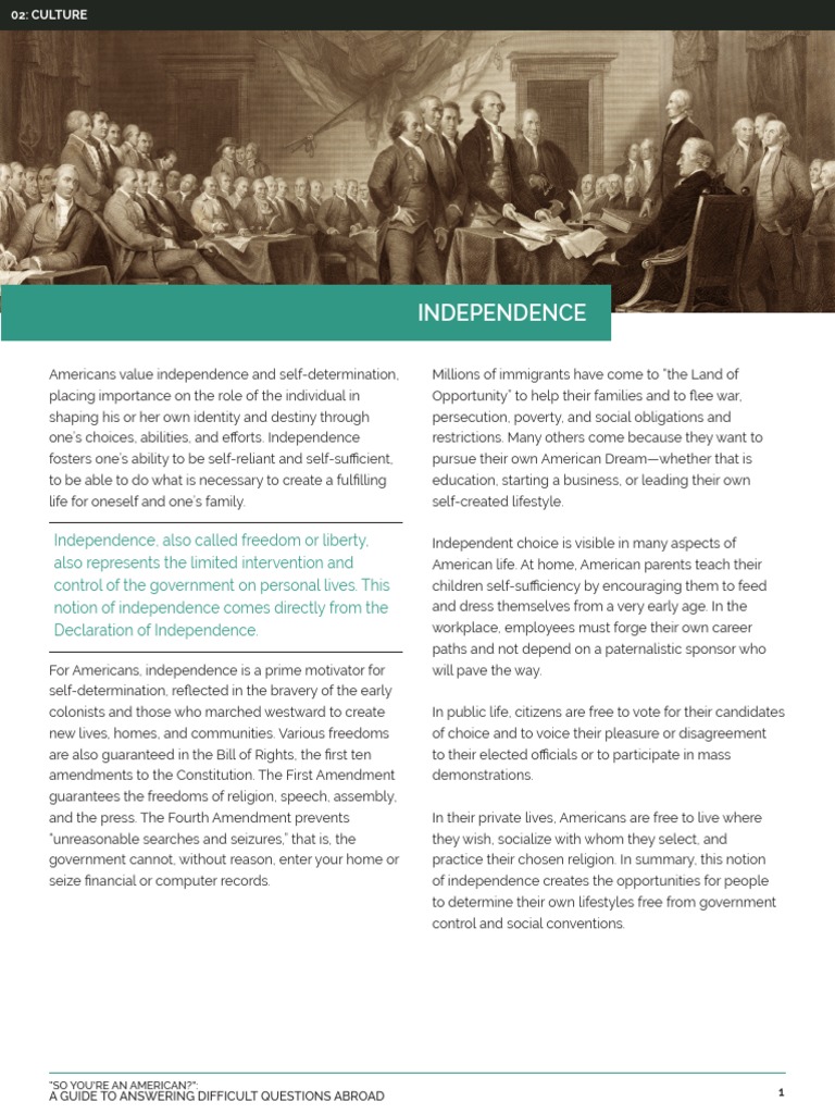 American Values | PDF | Democracy | Political Ideologies