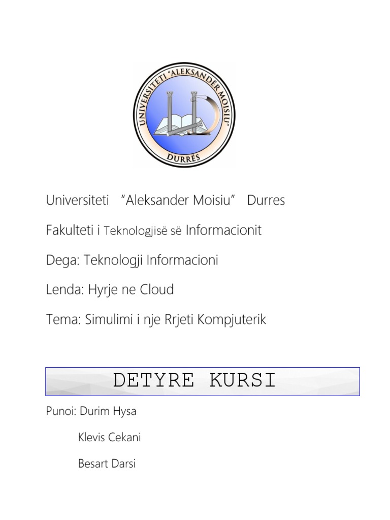 Simulimi I Nje Rrjeti Kompjuterik | PDF