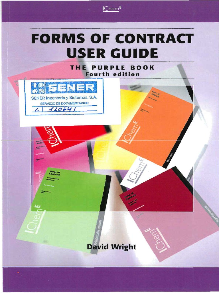 The Purple Book Forms of Contract User Guide-R PDF | PDF | General ...