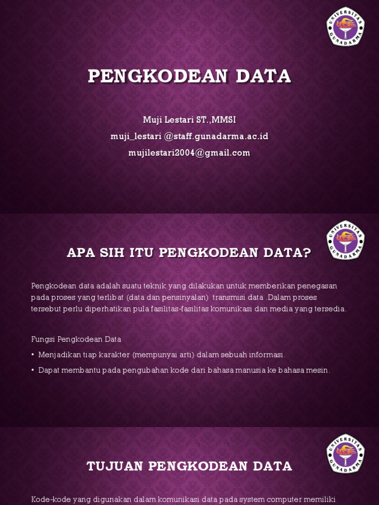 Pengkodean Data PDF | PDF | Komputer | Teknologi & Rekayasa