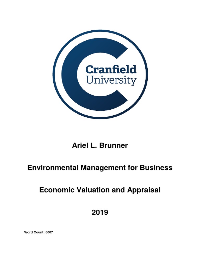 EVA Assignment - Ariel Brunner | PDF | Net Present Value | Ecosystem ...