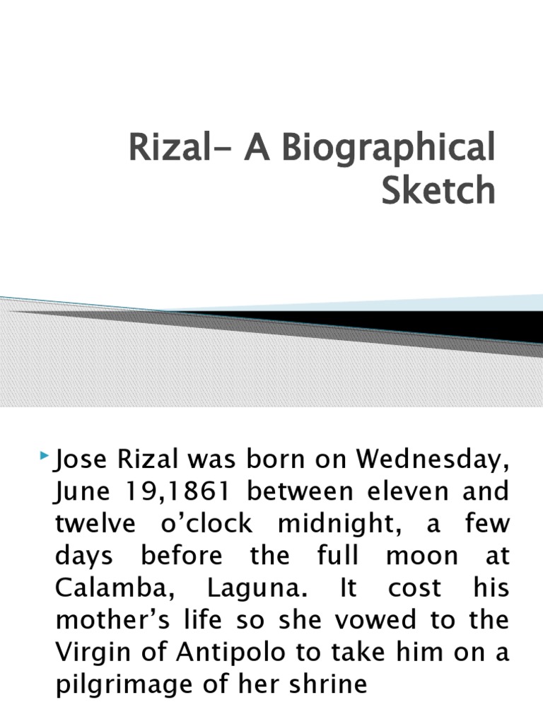 Chapter 1 Rizal Biographical | PDF | Philippines