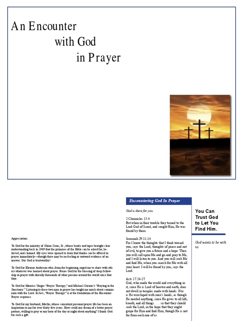 An Encounter With God in Prayer | PDF | John The Baptist | Christianity