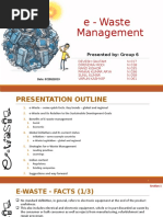 E-Waste Management Innovations | PDF | Electronic Waste | Recycling