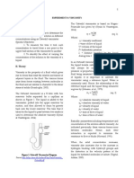 Viscosity Determination via Ostwald Viscometer | PDF | Viscosity | Liquids