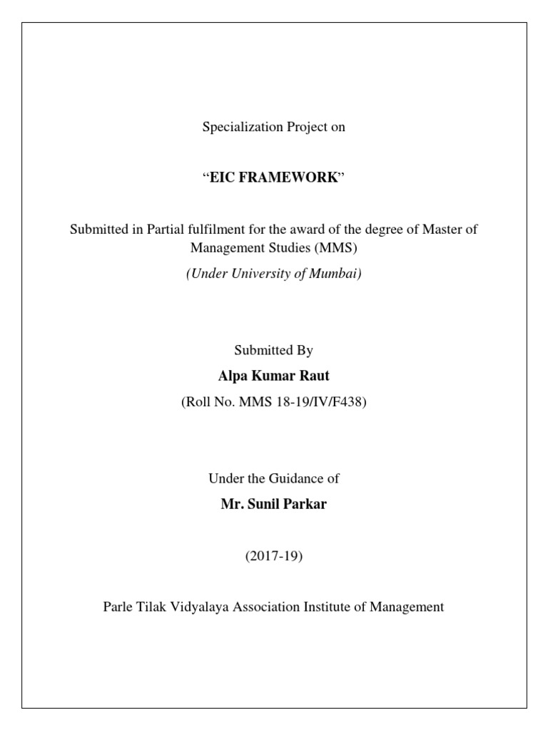 Eic Framework PDF | PDF | Banks | Inflation