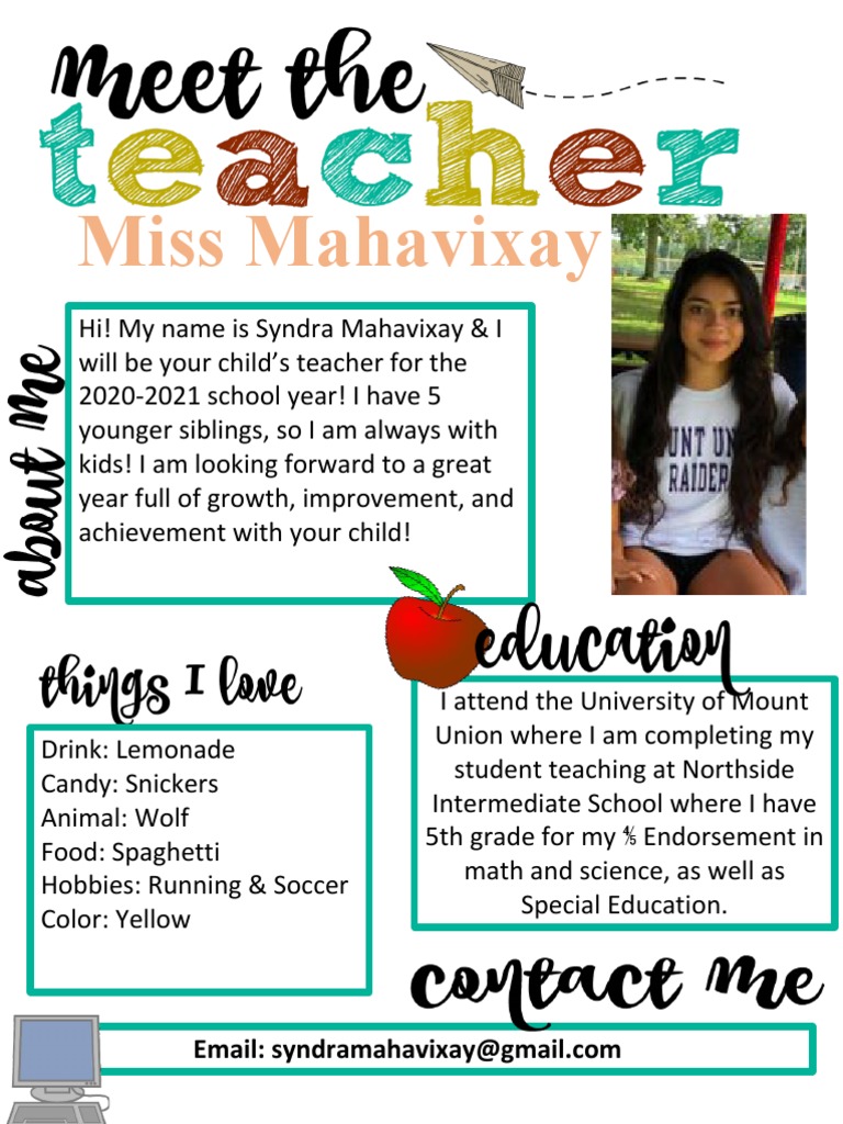 Meet The Teacher | PDF