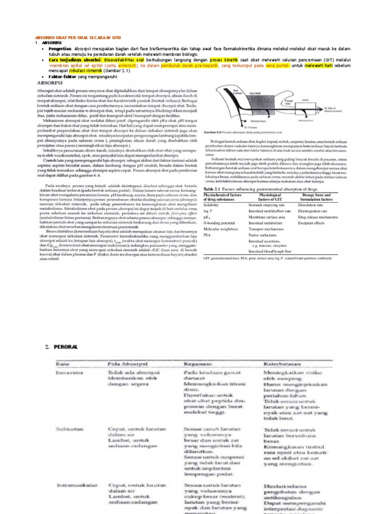 Metode Absorpsi Obat In Situ | PDF | Pengembangan Diri | Kesehatan Holistik