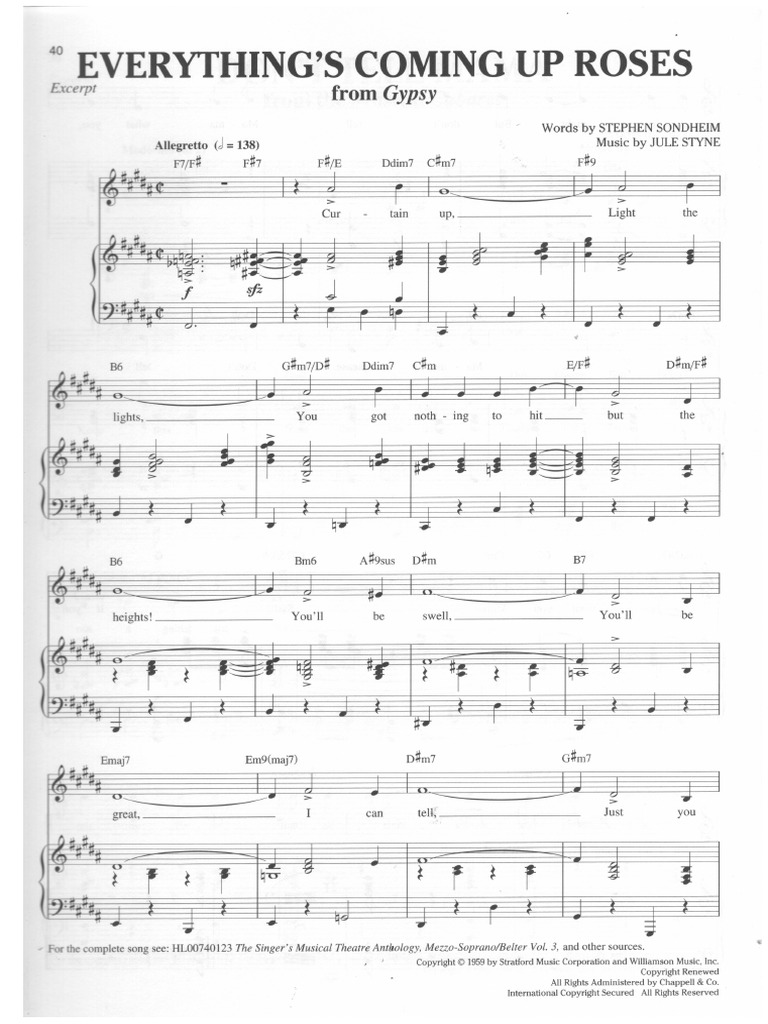 Everything S Coming Up Roses PDF | PDF