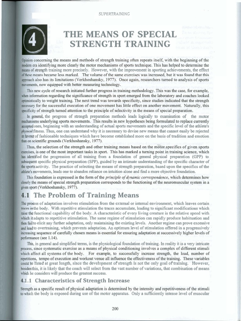 IV - Supertraining Chapter 4 | PDF | Strength Training | Muscle