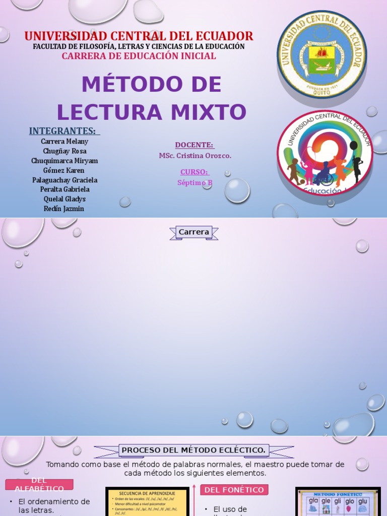 Método de Escritura Mixto | PDF | Palabra | Comunicación humana