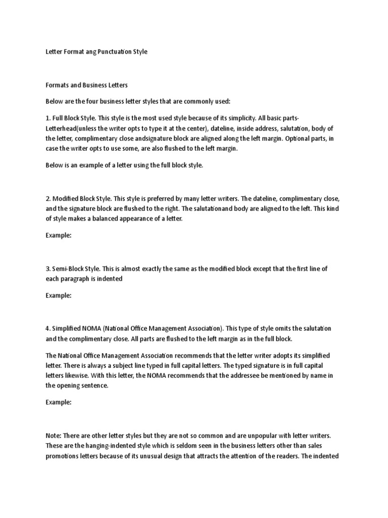 Letter Format | PDF | Punctuation | Symbols