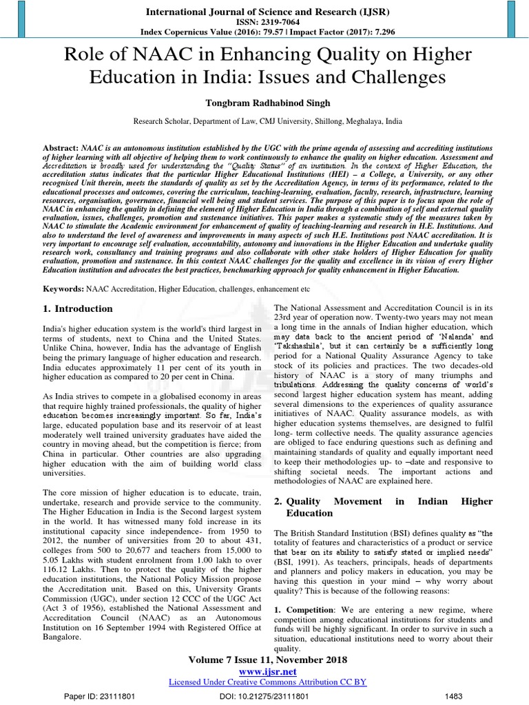 Naac Best Material | PDF | Evaluation | University