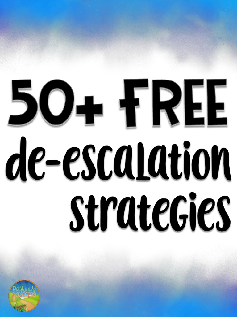50 Free Deescalation Strategies | PDF | Feeling | Digital Millennium ...