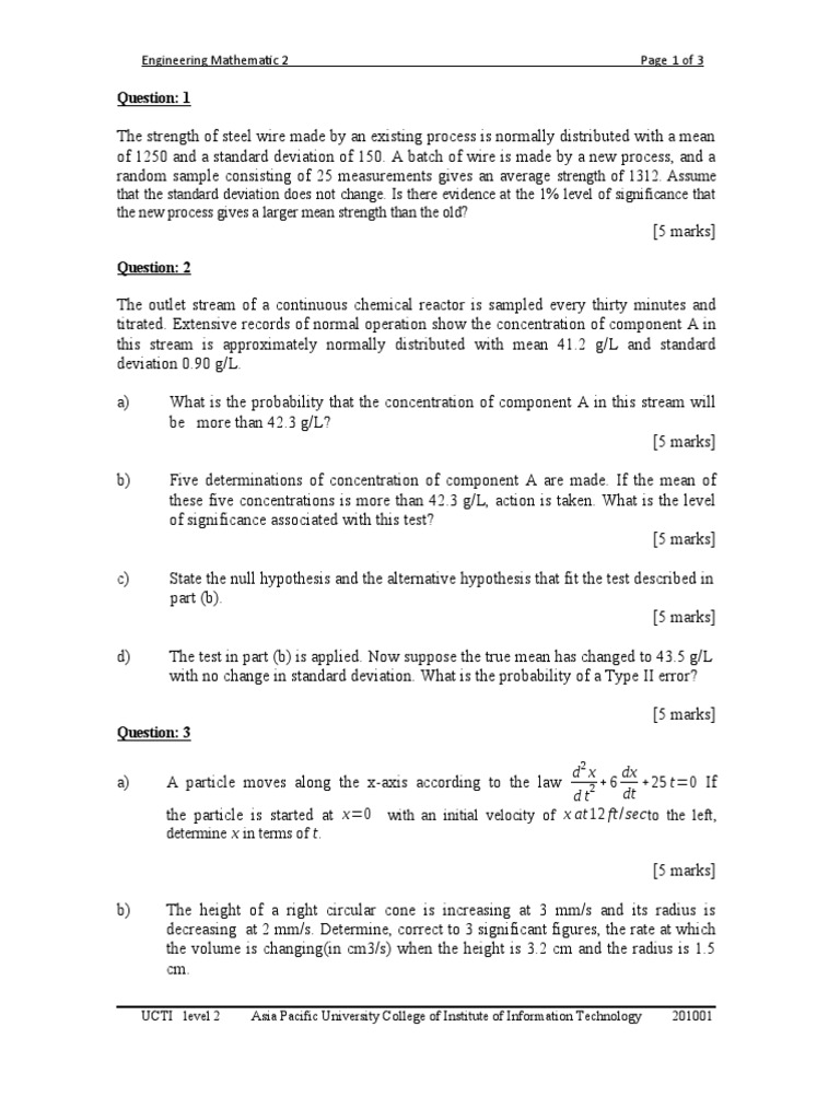 Uc1f0905eng Assignment Pdf Statistical Significance Statistical