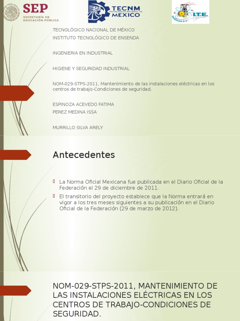 Norma 029 Stps | PDF | Science | Ciencia y Tecnología