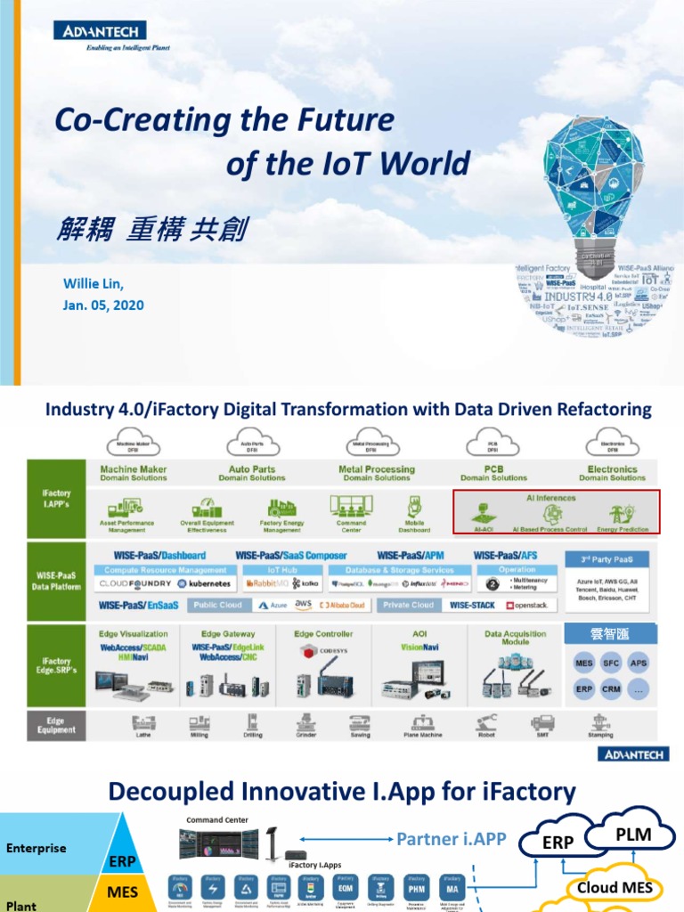 Advantech Ifactory Solution - 20200110 | PDF | Efficient Energy Use | Scada