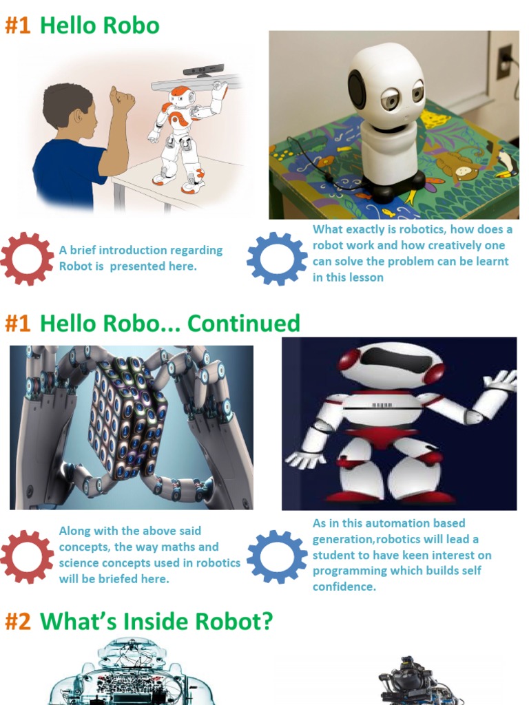 STD 1 | PDF | Robotics | Robot