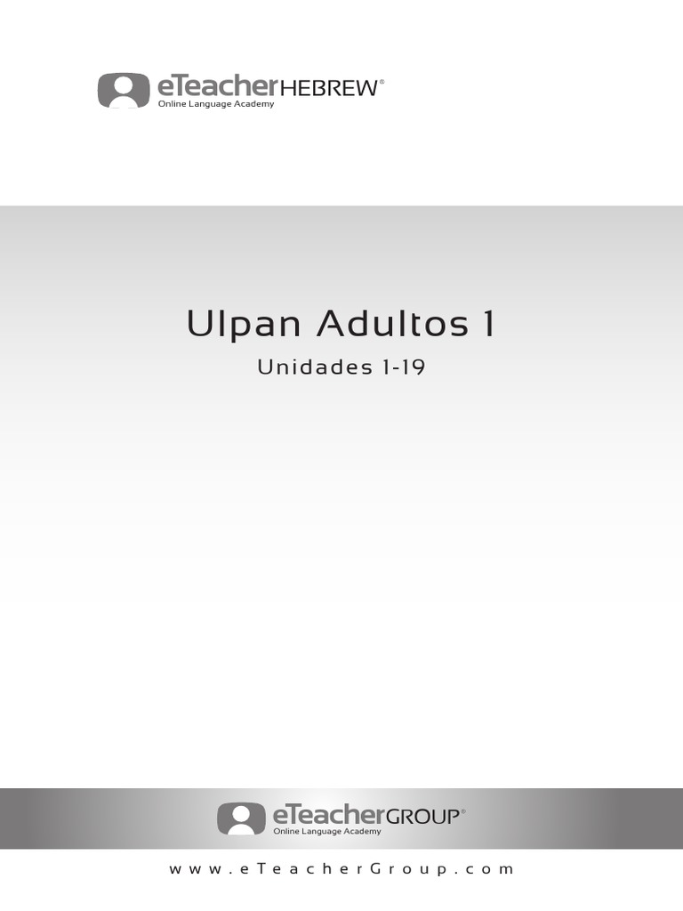 Ulpan - 1 - PT - Michal Wilder PDF | PDF | Idioma hebreu | Preposição e ...