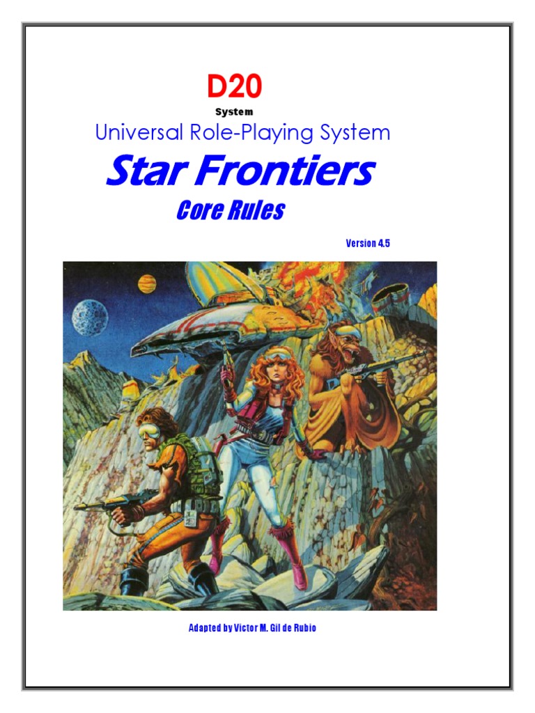 d20 Star Frontiers - Core Rules 4.5 | PDF | Senses | Nature