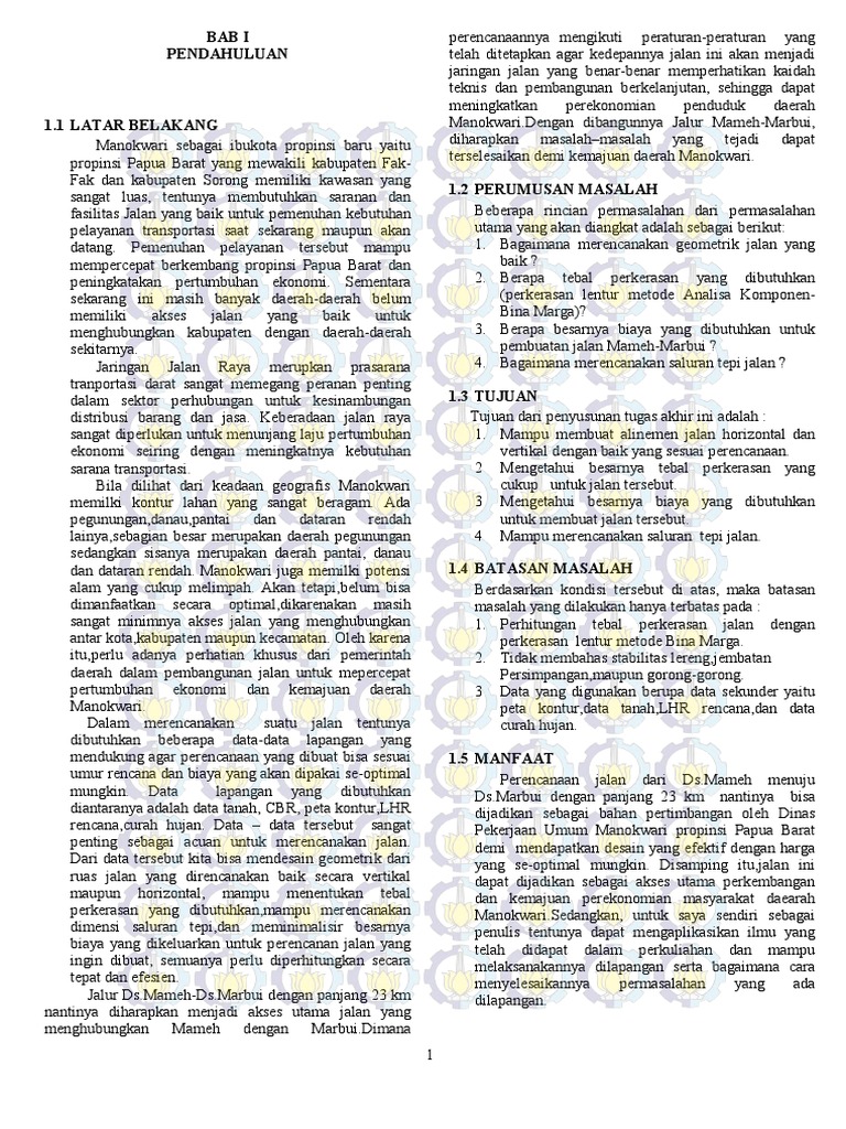 Perencanaan Geometrik Jalan Pdf Pdf