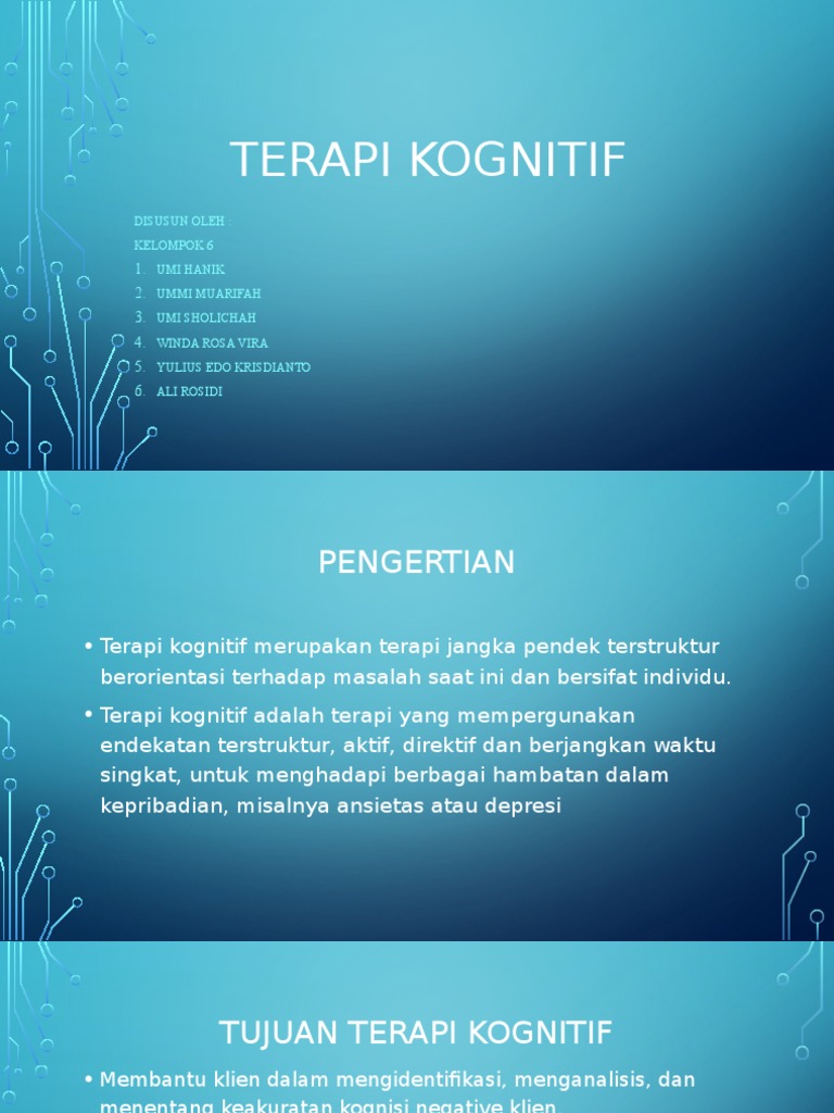 Terapi Kognitif | PDF