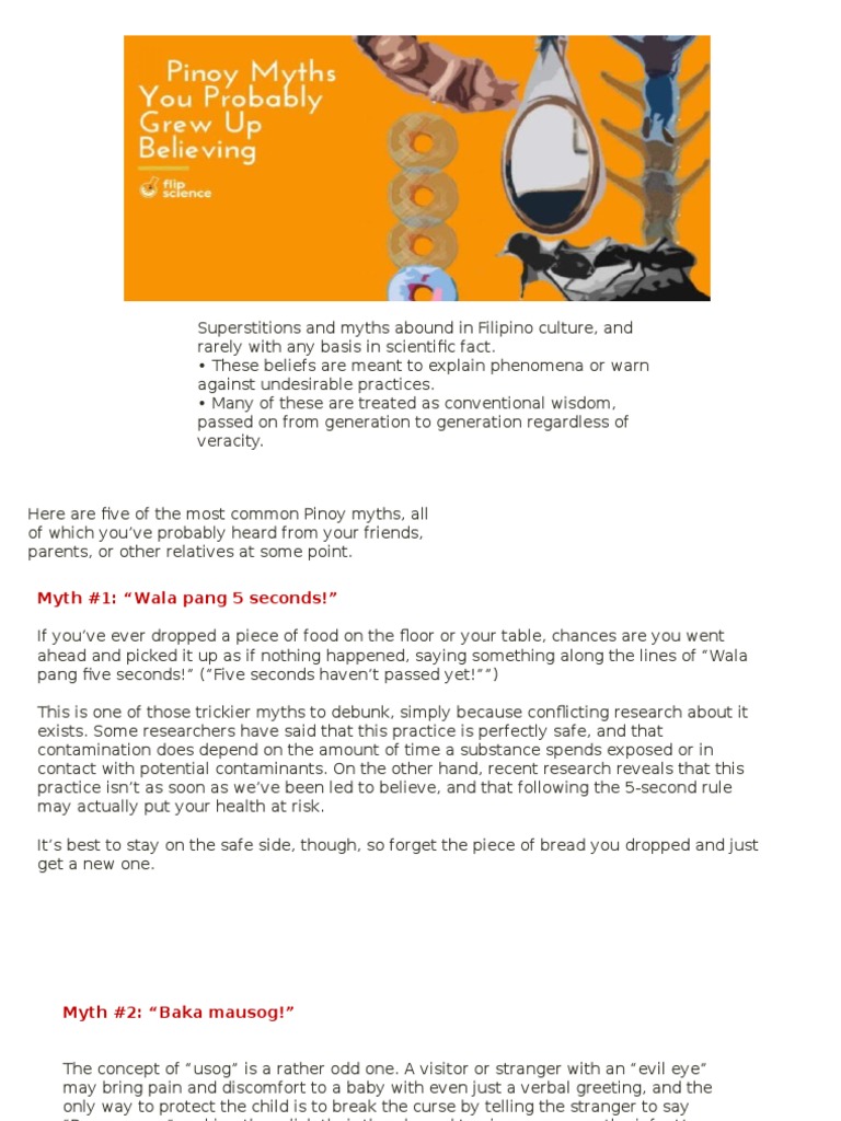 Myths-And-Fallacies - 2 7 2020 | PDF | Non Communicable Disease ...