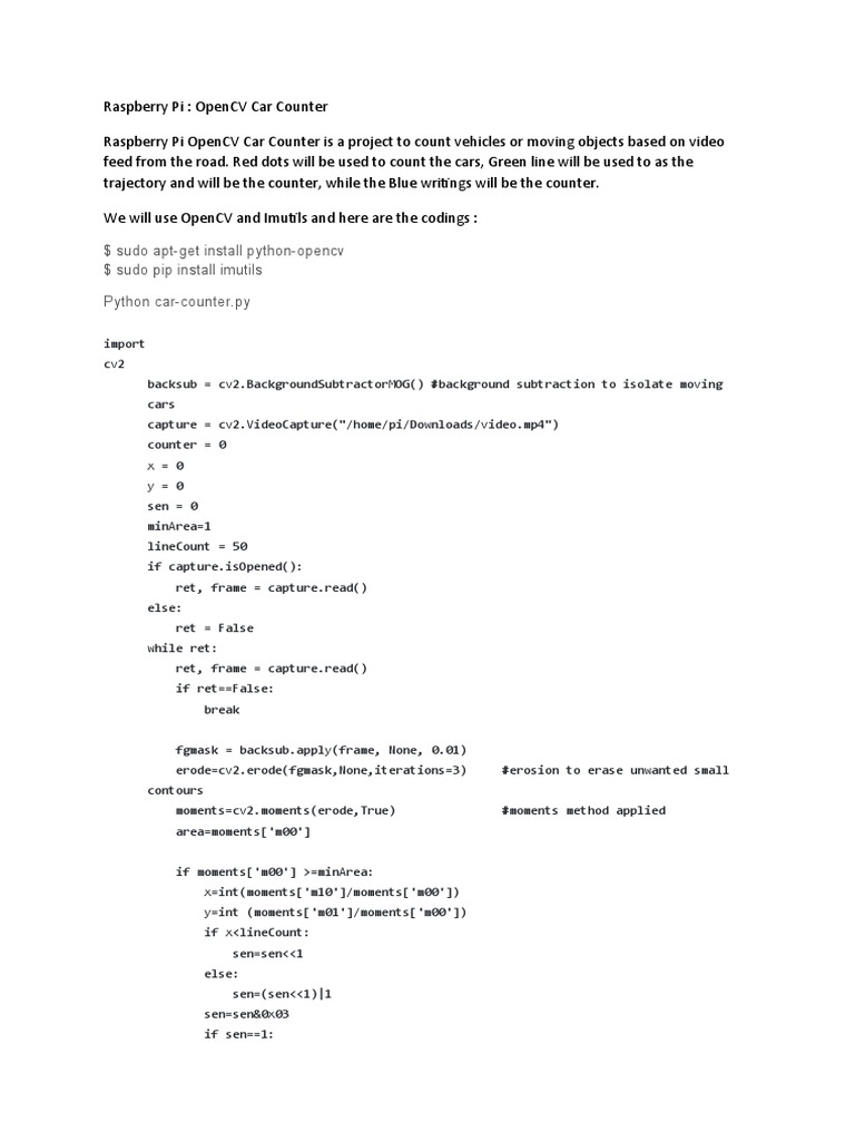 Report Raspberry Pi Project With References | PDF | Computer ...