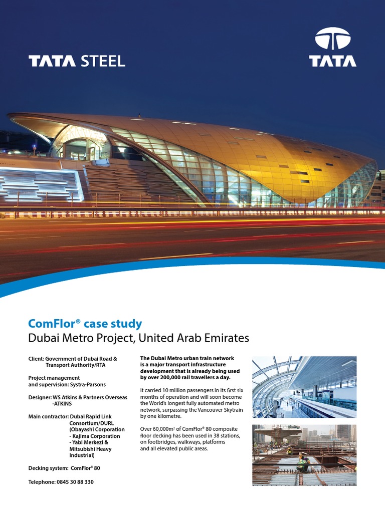 Dubai-Metro-Case-Study 2020 | PDF | Transport | Transportation Engineering