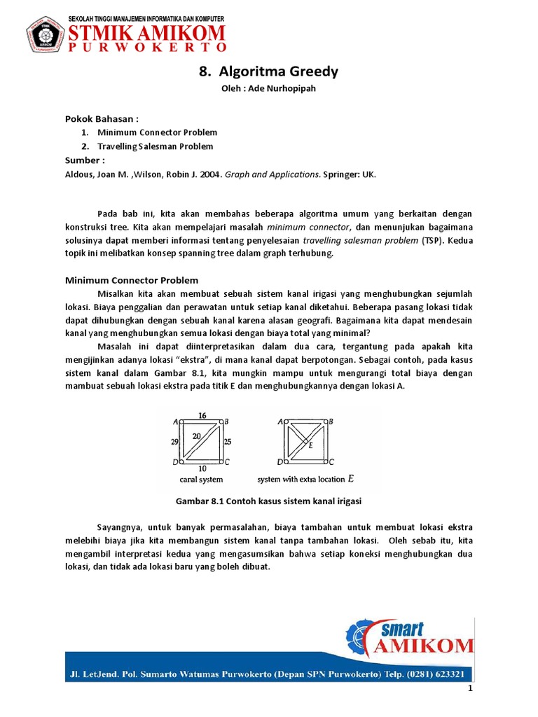 Algoritma - Greedy Terkunci PDF | PDF