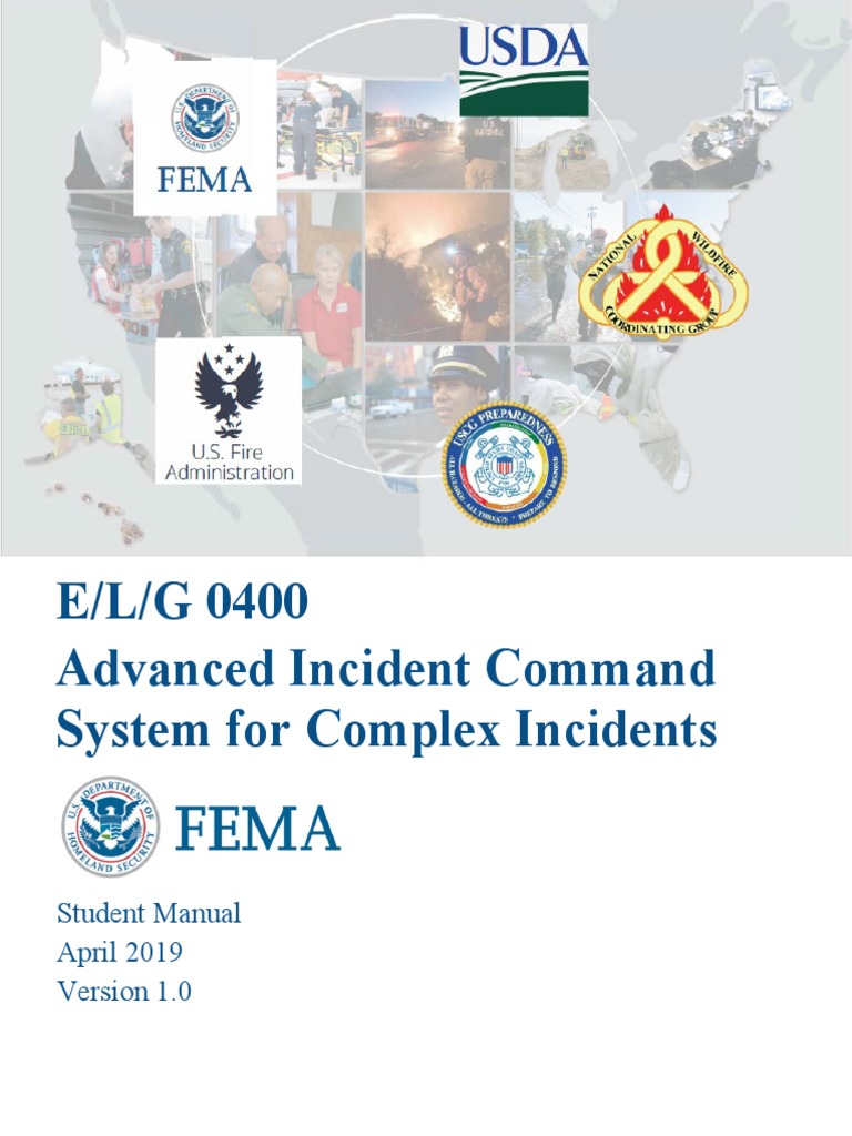 ELG 400 Comple SM | PDF | Incident Command System | Incident Management