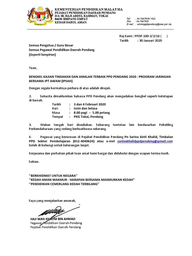 Bengkel Kajian Tindakan PPD Pendang 2020 | PDF