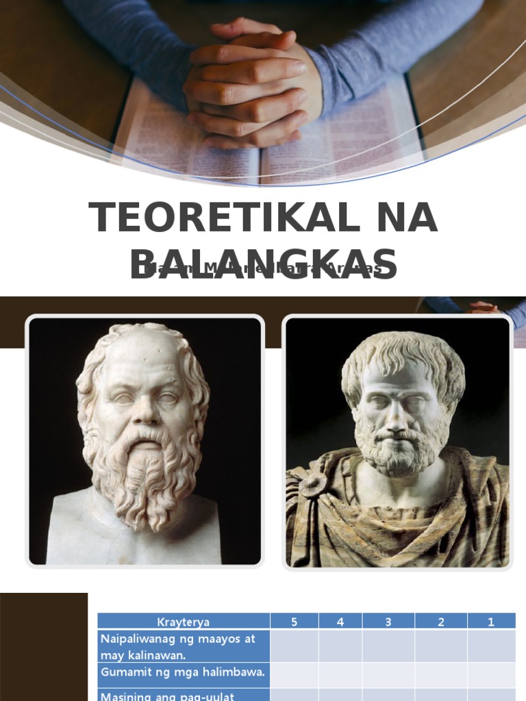 Teoretikal Na Balangkas | PDF