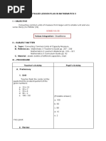 A Detailed Lesson Plan | PDF | Metre | Measurement